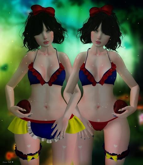 Second Life Marketplace Ld Outfit Sexy Snow White Wear