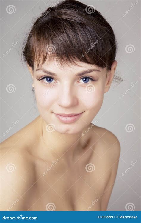 Girl Brunette Wearing Playboy Bunny Royalty Free Stock Image