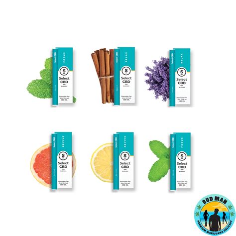 Select Cbd Blends Disposable Vape Cartridge And Battery Set 500mg 6