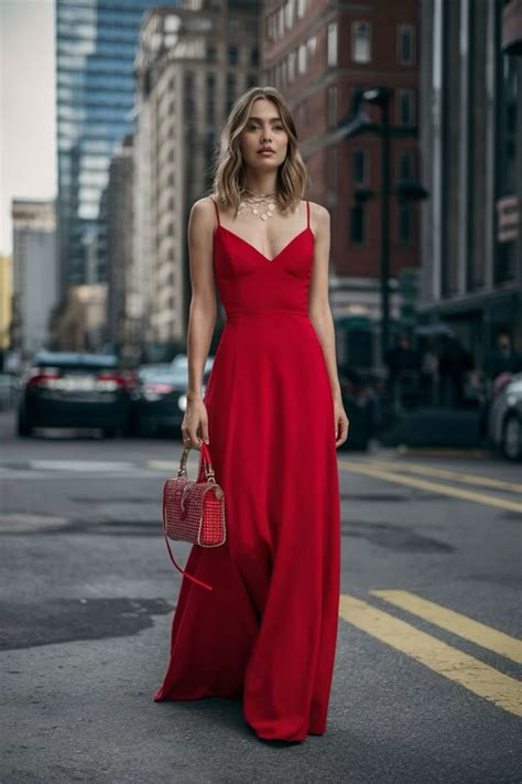Red Maxi Dress ️ Chic Red Maxi Dress For Formal Occasions Red Maxi