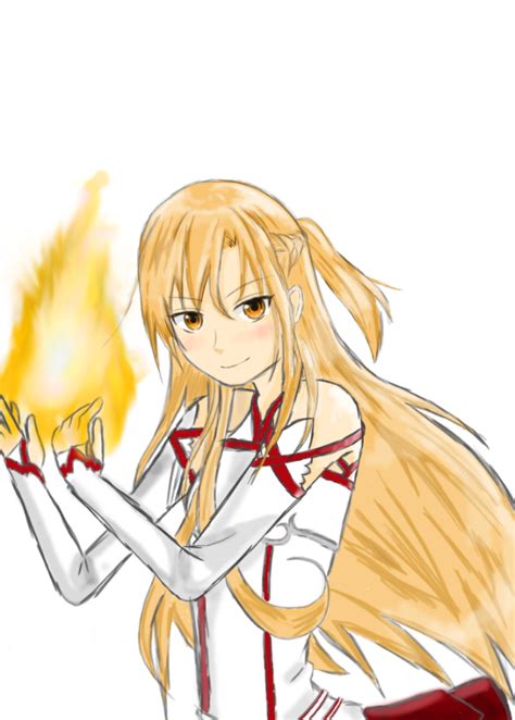 Asuna Yuuki Drawing By Anime Girl1709 On Deviantart