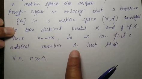convergence in metric spaces lec 1 by sir kamil nawaz youtube