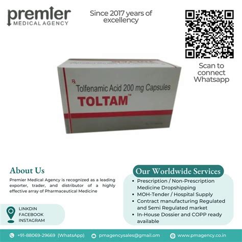 Tolfenamic Acid Capsule At Best Price In India