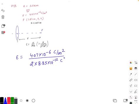 solved a disk of radius r 5 50 cm is centered at the origin and lies