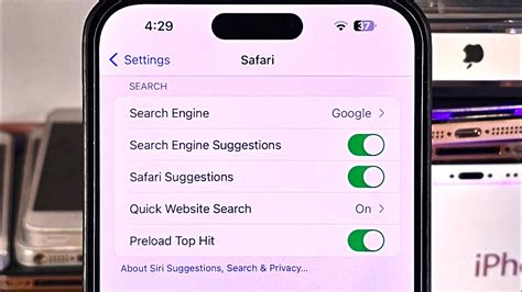 How To Manage Safari Settings On Iphone Youtube