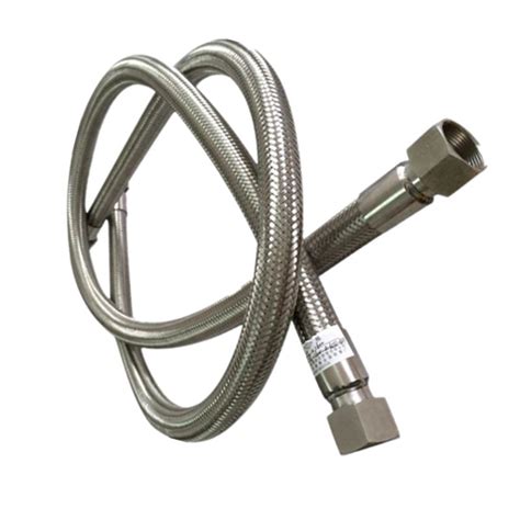 1 2 Inch Stainless Steel Braided Flexible Hose Metal Flexible Braided
