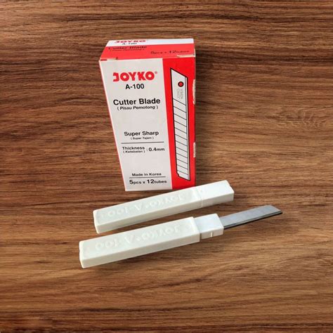 Jual Isi Cutter Blade Joyko A 100 Super Tajam Shopee Indonesia