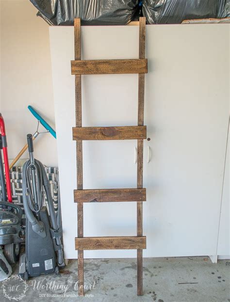 How To Secure A Blanket Ladder To The Wall At Belle Bradley Blog