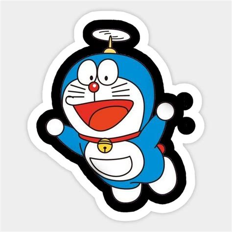 Doraemon Fly Sticker Doraemon Sticker Design Cartoon Tv