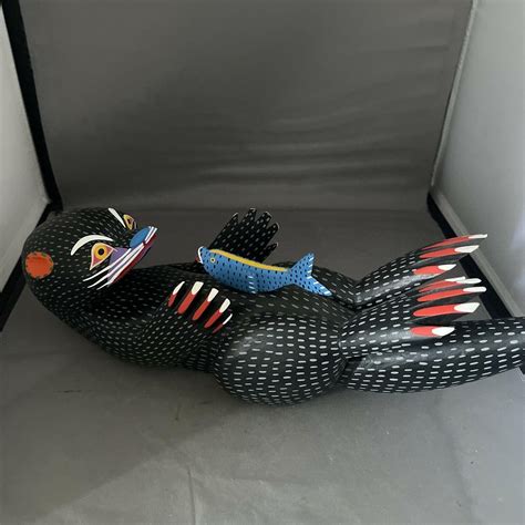 Oaxacan Wood Carving Alebrije Folk Art By Moises Jimenez 3922380599