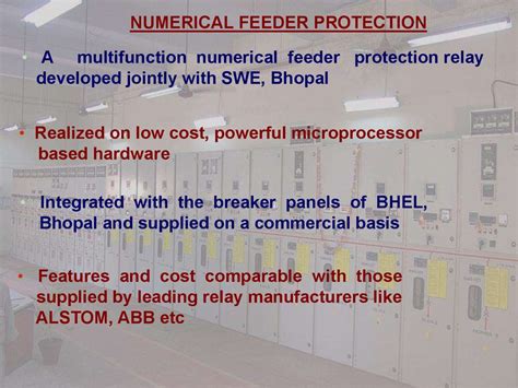 Microprocessor Based Power System Protection Numerical Relays