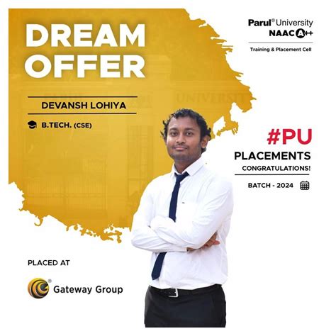 Mrhemal Patel On Linkedin Paruluniversity Btech