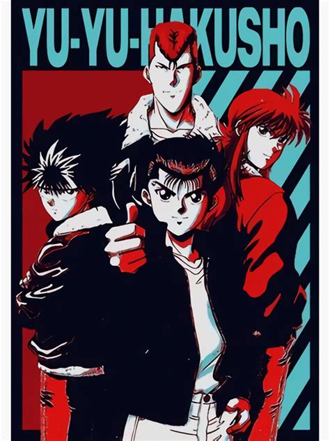 Anime Hakusho Poster Sticker For Sale By Avanthei Redbubble