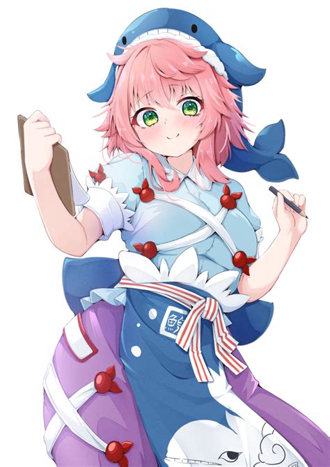 Safebooru 1girl Apron Blue Apron Blue Dress Blue Headwear Clipboard
