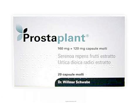 Prostaplant 20cps 160mg 120mg Bugiardino Cod 033888037