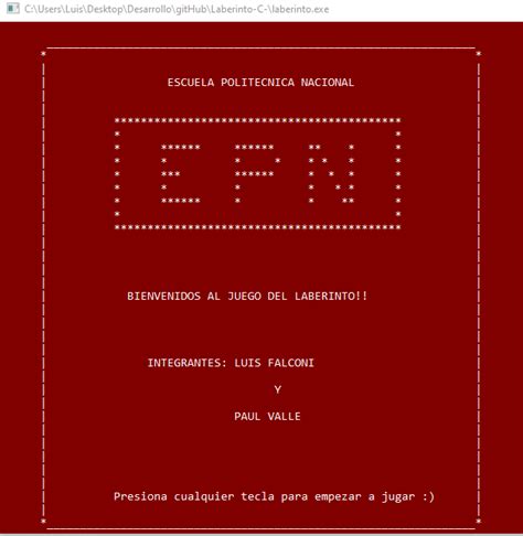 Github Lufarapcode Laberinto C Laberinto Desarrollado En C