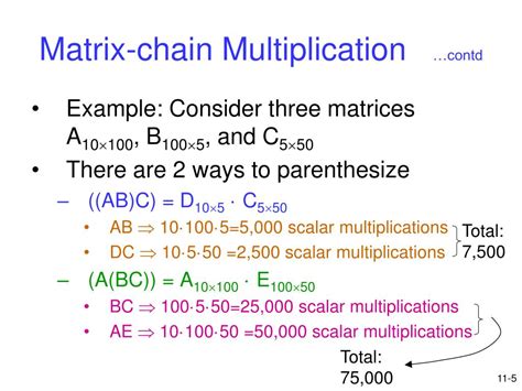 PPT Matrix Chain Multiplication PowerPoint Presentation Free Download ID