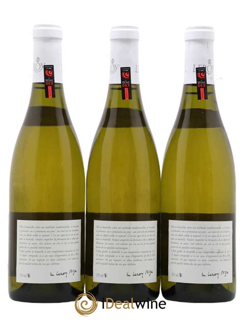 Acheter Vin Chassagne Montrachet 1er Cru Morgeot Leroy Sa 2011 Lot