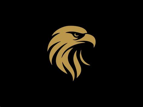 Golden Eagle Head Logo Ready Made Sold Once
