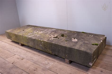 Large 19th Century Gritstone Pier Capscapping Stone Wm11603