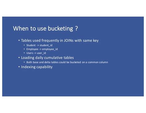 Hive Bucketing In Apache Spark With Tejas Patil Pdf Databases Computer Software And