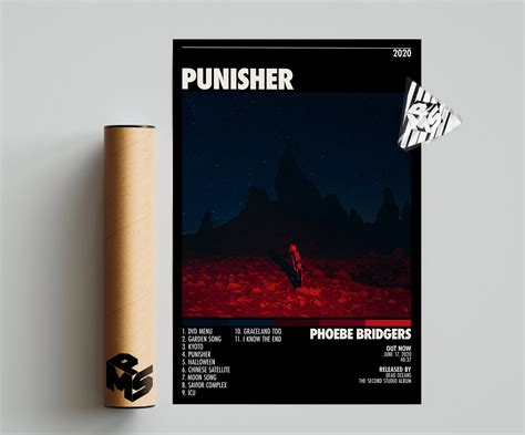 Phoebe Bridgers Poster Punisher Poster Phoebe Bridgers Tracklist