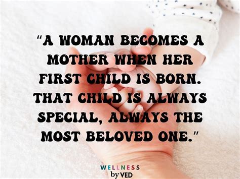 From Day One 100 First Born Quotes Wellness By Ved