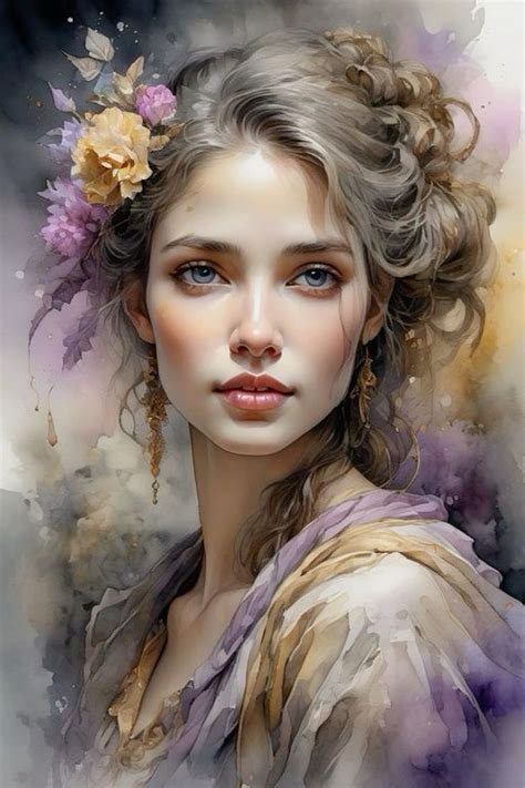 Épinglé Par Paradis Sur Pins Av Dig Femme Romantique Portrait Femme Dessin Visage
