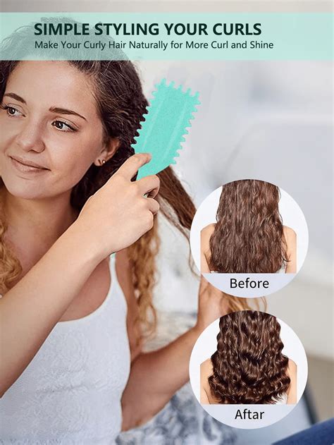 2025 New Curl Define Brush Tk Viral Devil Curl Brush 2 In 1 Curl Shaper And Scalp Massager