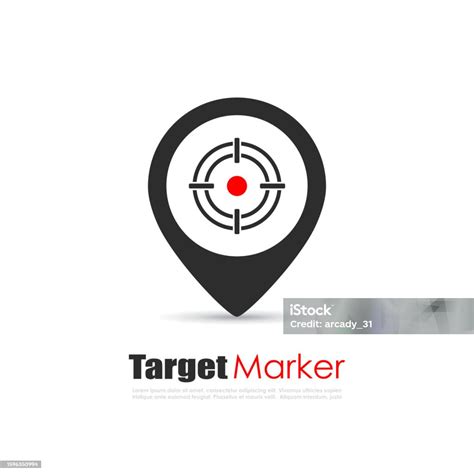 Target Marker Vector Icon Stock Illustration Download Image Now Sports Target Business