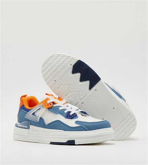 Buy Aeropostale Aero Mens Color Block Sneakers In Blue 6thstreet Saudi Arabia