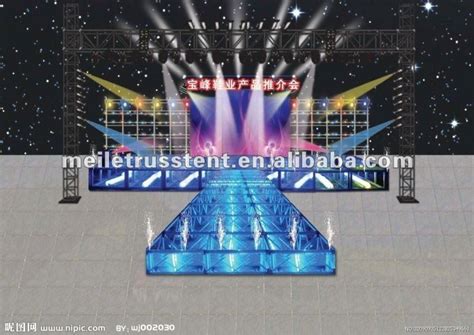 China New Style Modern Clear Acrylic Glass Dancing Floor Stage Photos