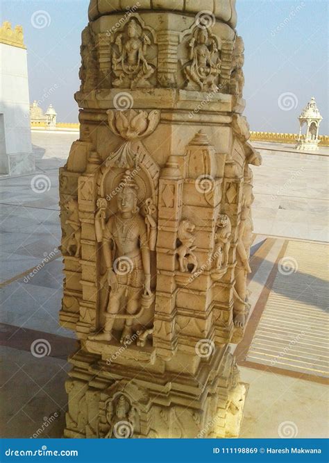 Jain Derasar Stock Image Image Of Sculpture Jain Derasar 111198869