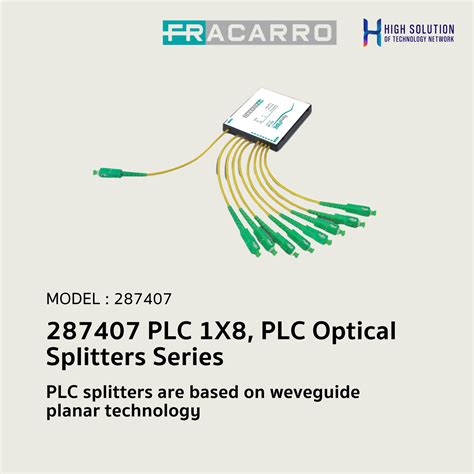 287407 Plc 1x8 Plc Optical Splitters Series Hstn
