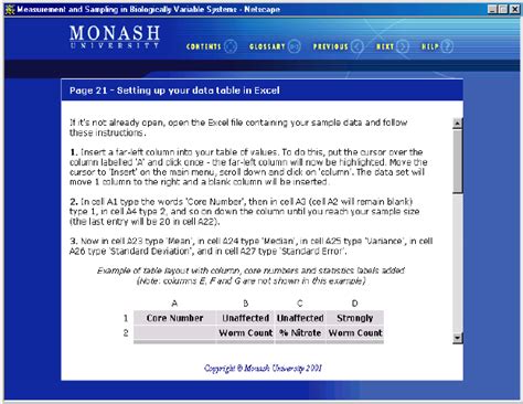 Example Of Data Layout And Instructions For Data Analysis Download Scientific Diagram