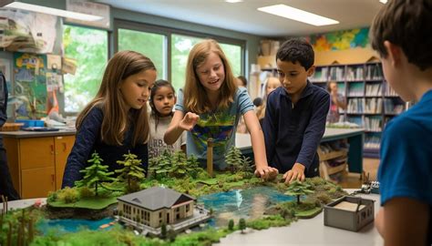 Premium Photo Elementary School Environmental Classroom Students Are Learning About