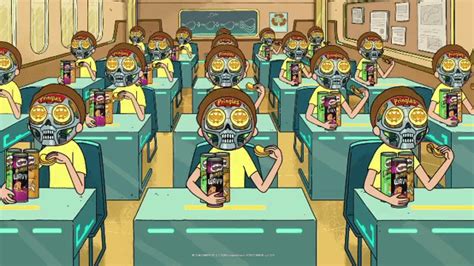 Rick And Summer Get Stuck In A Meta Pringles Ad In The Rick And Morty