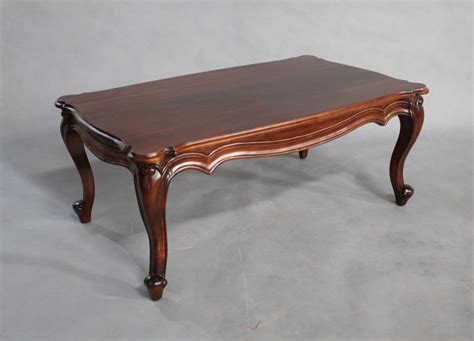 Solid Mahogany Wood Rectangular Coffee Table Turendav Australia