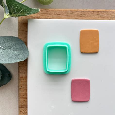 Polymer Clay Cutter Rounded Rectangle Cutter Cutter Polymer Clay