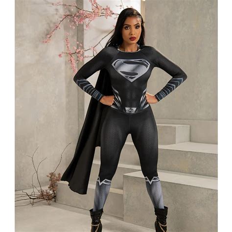 Capa Y Enterizo Negrogris Talla Única Super Chica Sexsymbol