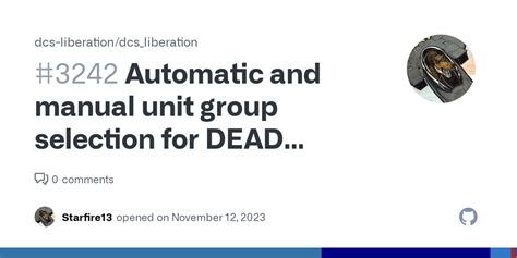 Automatic And Manual Unit Group Selection For Dead Missions Against Sam Sites · Issue 3242