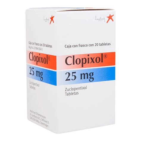 Clopixol 25 Mg 20 Tabletas Farmacias Klyns