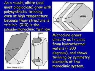 Feldspar Group Of Minerals Tectosilicates Ppt