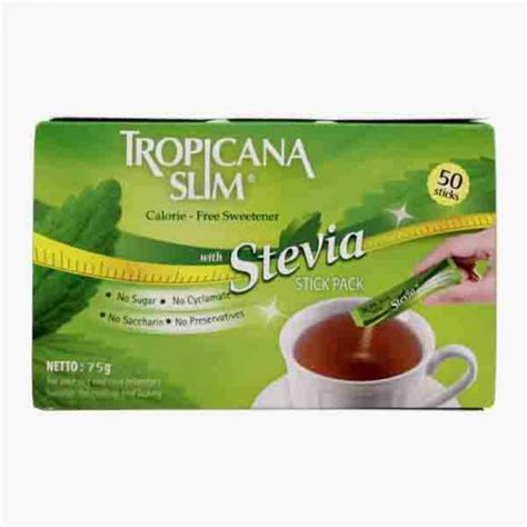 Tropicana Slim Steva Sweetner 50s Diet Sticks