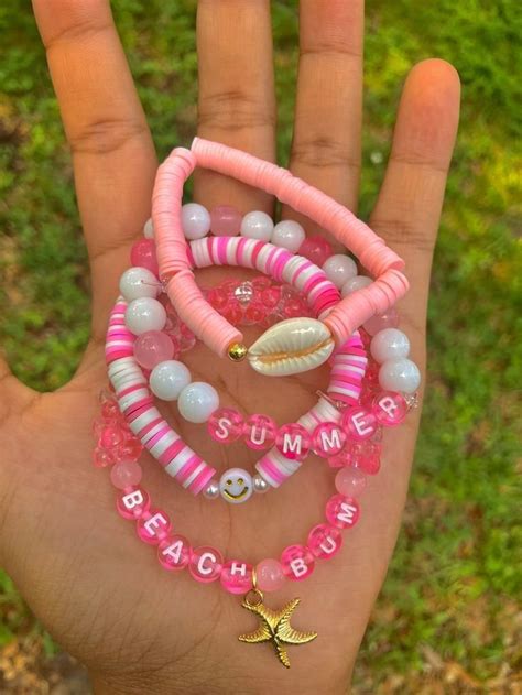 Summer Bracelets 🤍👙 ️🏝 Colorful Bead Bracelets Summer Bracelets