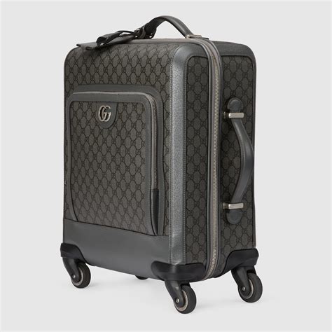 Ophidia Small Cabin Trolley In Grey And Black Supreme Gucci® Uk