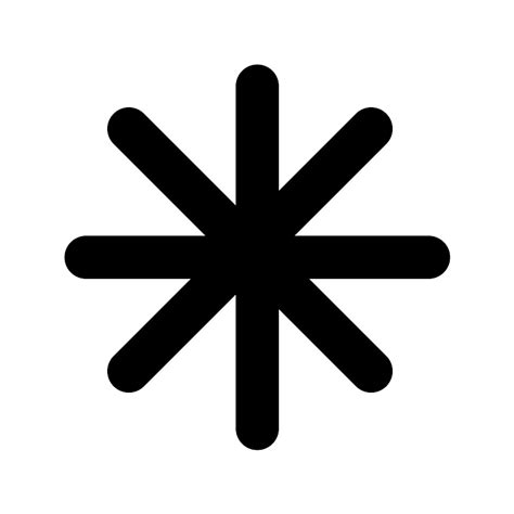 Asterisk Star Vector Svg Icon Svg Repo