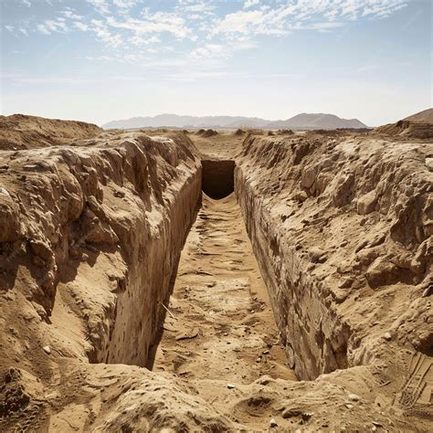 Premium Photo Ancient Burial Site Archaeological Discovery In Desert
