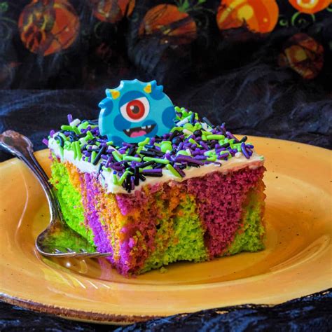 Halloween Monster Sheetcake Pastry Chef Online