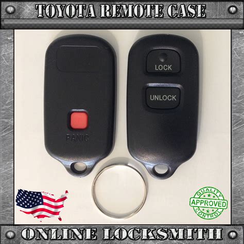 Remote Shell Keyless Entry Fob Case For Toyota Highlander 2001 2006 By